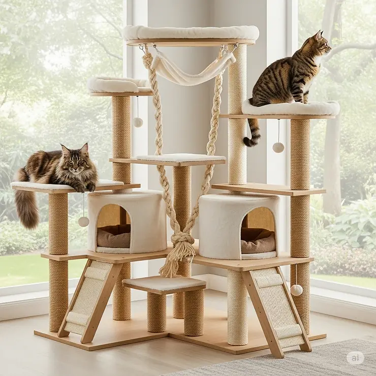 7 Best Heavy Duty Cat Tree for Large Cats: Ultimate Stability Guide ...