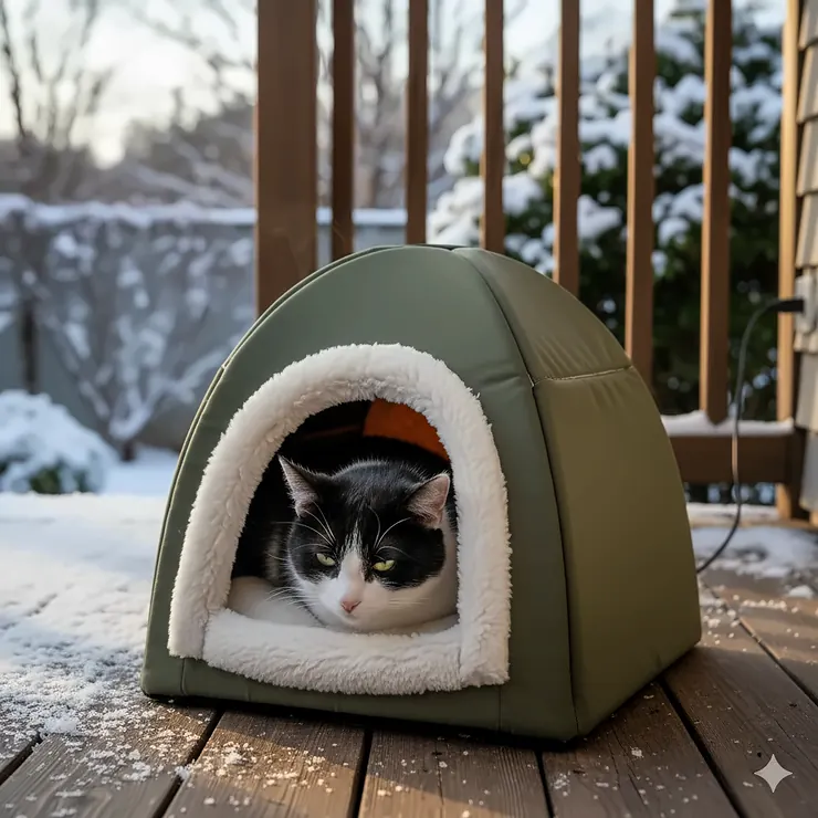 7 Best Outdoor Heated Cat Bed Options That Keep Cats Warm All Winter ...